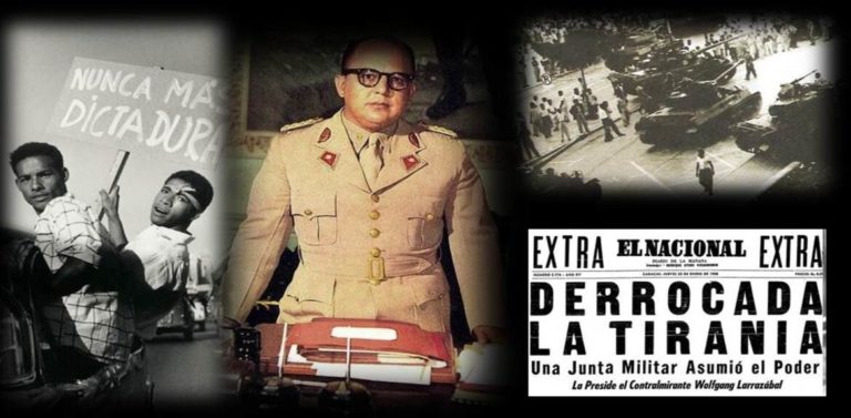 Hoy se cumplen 65 años del derrocamiento de Marcos Pérez Jiménez ...